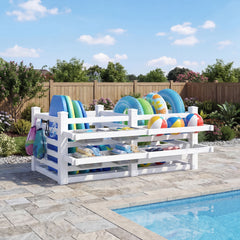 Extra Large Poolside Organizer, 64In W X 92In L X 38In H Waterproof Ou ...